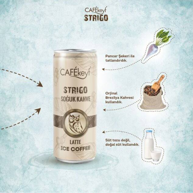 Cafekeyf Strigo Cold Coffee Latte